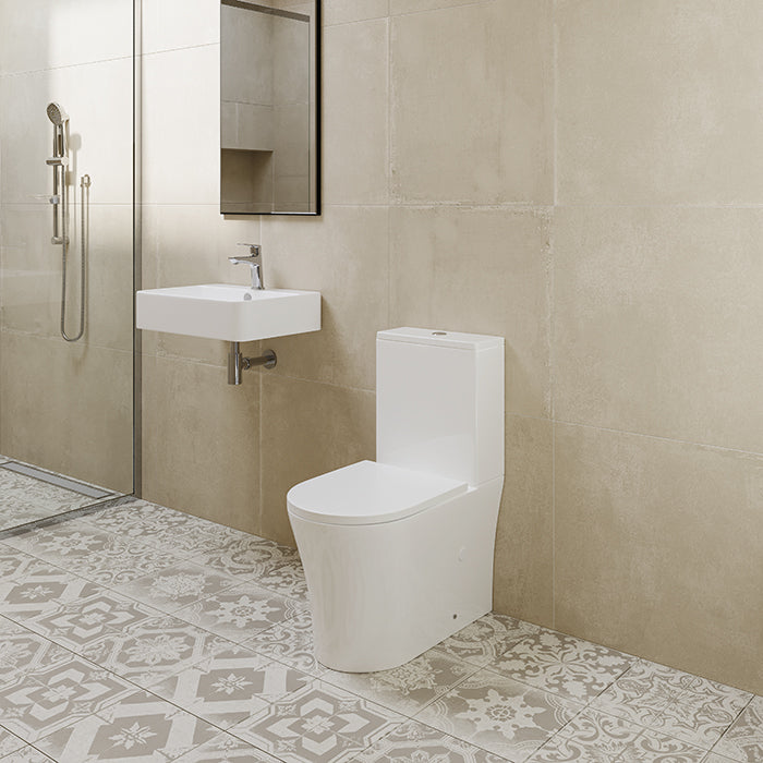ELEMENTI CURA CC BTW TOILET SUITE GLOSS WHITE – The Tile Collection™