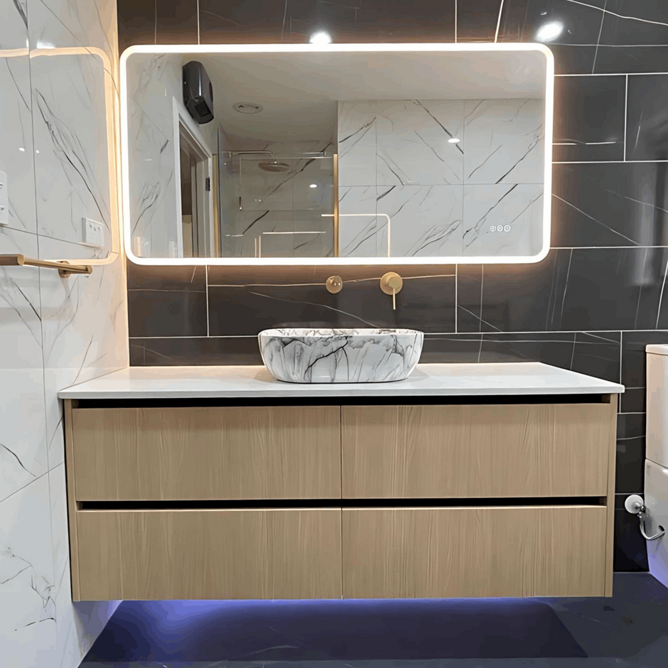 LED Bathroom Mirrors NZ – Backlit, Anti-Fog, Smart Design – The Tile ...