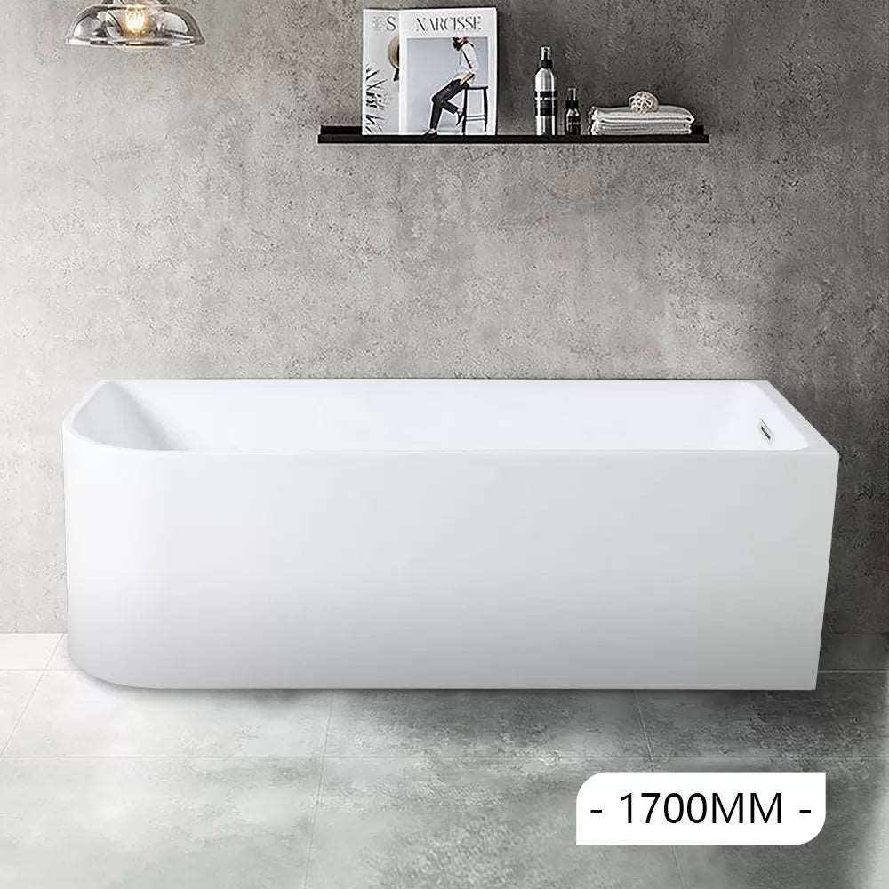 1700MM RIGHT CORNER BACK TO WALL FREESTANDING BATH – The Tile Collection™
